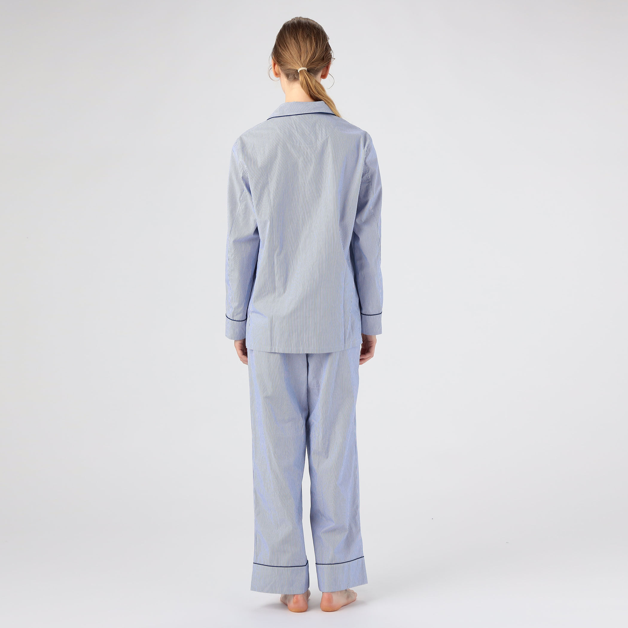 コットンブロードストライプ パジャマ（ウィメンズ