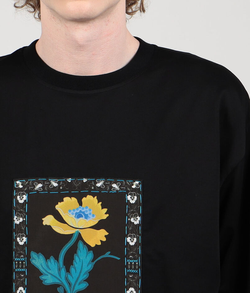 CABaN スビンコットン IBIZA アートフレームTシャツ CABaN スビンコットン IBIZA アートフレームTシャツ